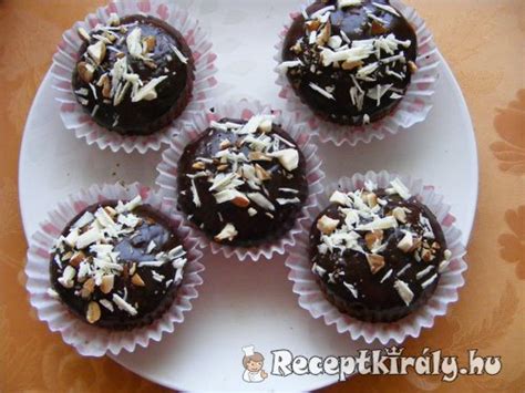 Csokis mogyorós muffin Receptkirály hu