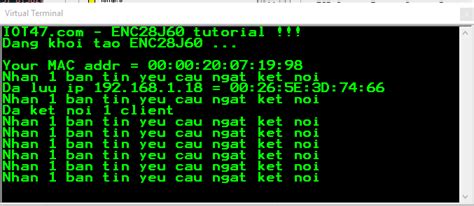 ENC28J60 Bài 12 Giao thức TCP thiết lập kết nối IoT47