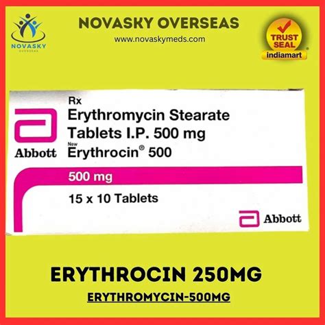 Erythromycin Tablet 500 Mg Latest Price Manufacturers And Suppliers