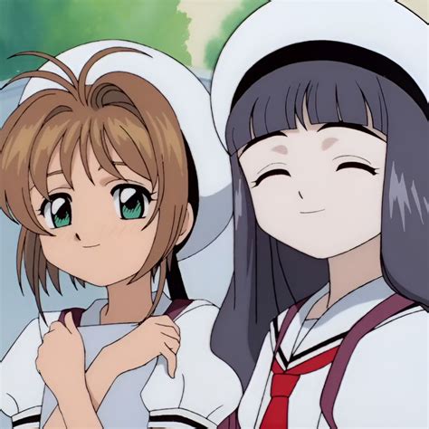 Sakura And Tomoyo Sakura Card Cardcaptor Sakura Sakura