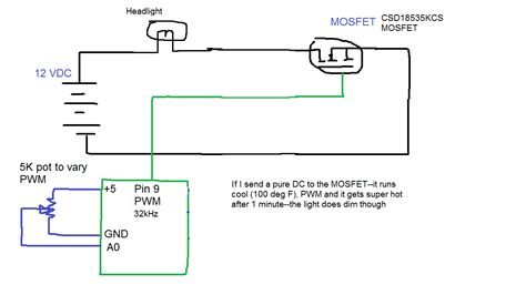 All Kinds Of Problems With A Simple DC Light Controller And PWM General Guidance Arduino Forum