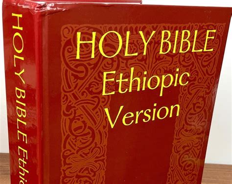 Holy Bible Ethiopic Version Containing The Old Testament Apocrypha