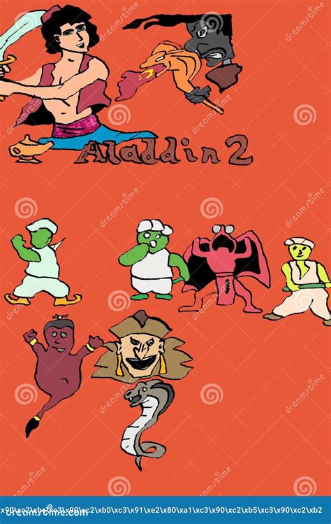 The dandy aladdin game stock illustration. Illustration of play - 267730127