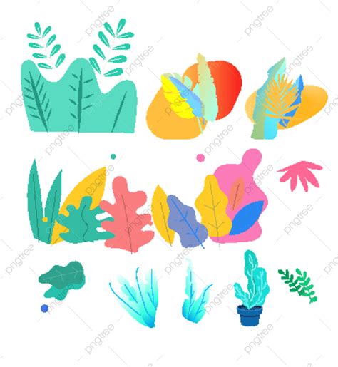 Leaf Element Vector Png Images Leaf Design Elements And Leaf Color