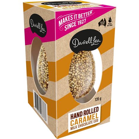 Darrell Lea Hand Rolled Caramel Milk Chocolate Egg 135g Woolworths
