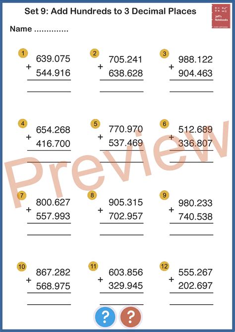 Add Subtract Decimals Formal Method Teaching Resources