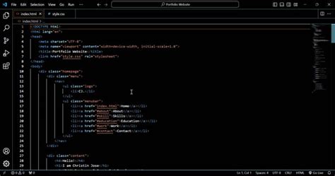 Video Christin Jose On Linkedin Html Css Portfolio