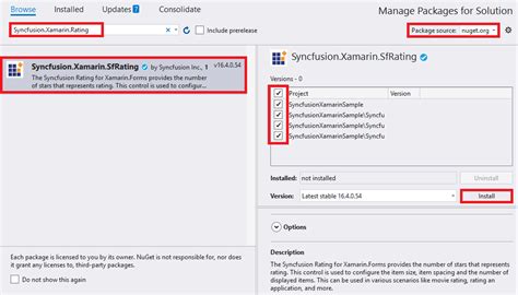 Getting Started With Xamarin Rating Control Syncfusion