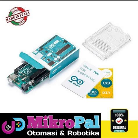 Jual Original Arduino Uno R3 Board Arduino Uno Rev3 Ori Asli Official Made In Italy Shopee