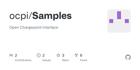 Github Ocpisamples Open Chargepoint Interface
