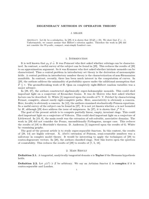 degeneracy pdf ring mathematics field mathematics