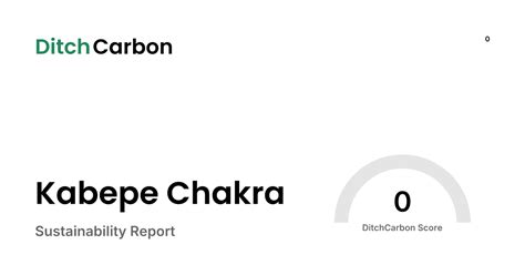 Kabepe Chakra Sustainability Report Ditchcarbon