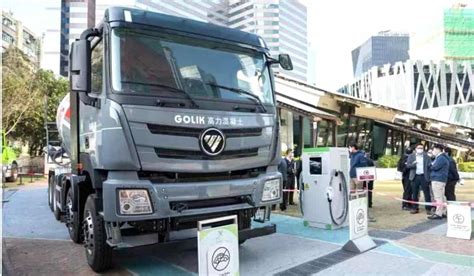 Foton Presenta El Primer Camión Mezclador Ev De Hong Kong Revista Tyt