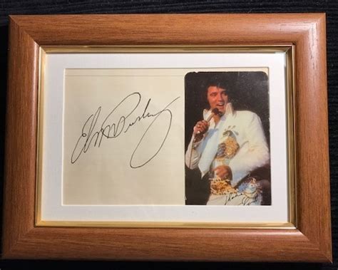 エルビス・プレスリー 直筆サイン Elvis Presley の落札情報詳細 ヤフオク落札価格検索 オークフリー