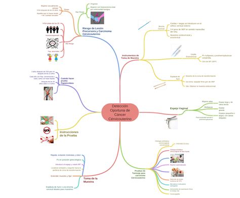Detección Oportuna De Cáncer Cérvicouterino Coggle Diagram