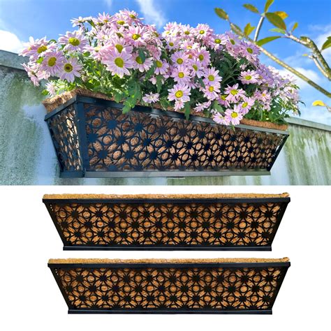 Mua Window Boxes Planters To Attach To House 2 Pack 24 Inch Wall