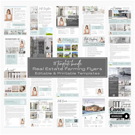Real Estate Letter Bundle Real Estate Farming Letter Realtor