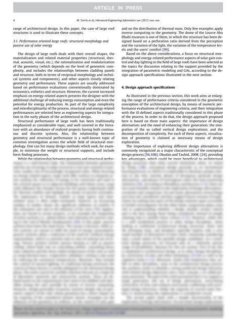 solution design explorations of performance driven geometry in