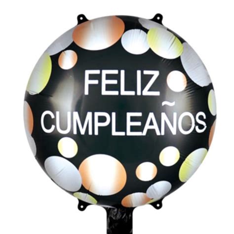 Globo redondo FELIZ CUMPLEAÑOS x u estampado ZLE