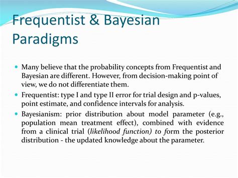 Ppt Bayesian Approach For Clinical Trials Mark Chang Ph D Executive Director Biostatistics