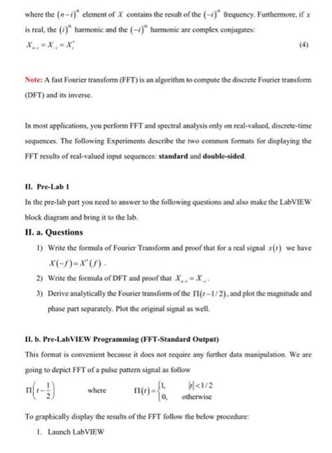 Objectives A Perform Fft Analysis Using Labview And
