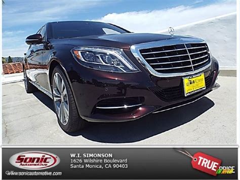 S550 Ruby Black Metallic Used 2015 Mercedes Benz S Class S 550 4matic