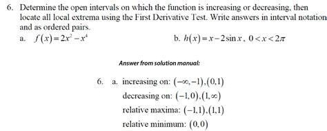 Solved Determine The Open Intervals On Which The Function Chegg