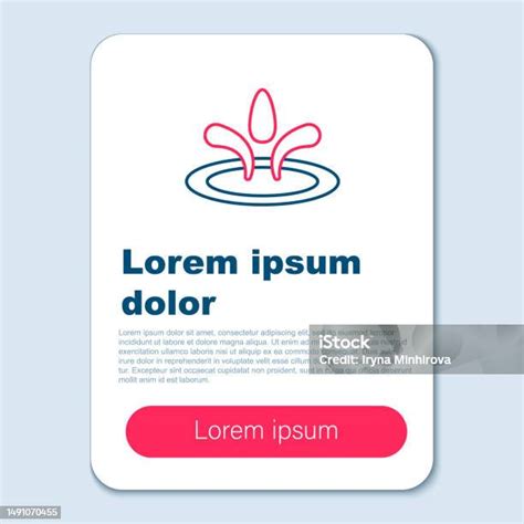 회색 배경에 격리 된 라인 워터 드롭 아이콘 다채로운 개요 개념 벡터 개념에 대한 스톡 벡터 아트 및 기타 이미지 개념