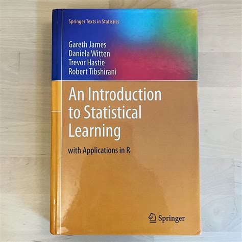 Introduction To Statistical Learning Hobbies And Toys Books And Magazines