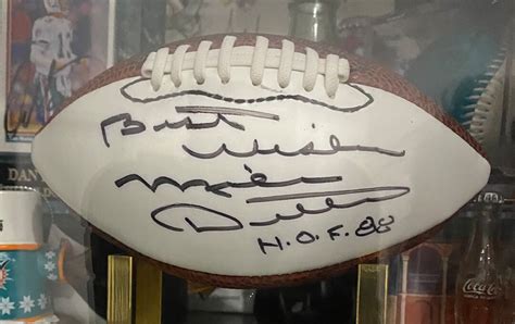 Ditka Hof Mini Football Etsy