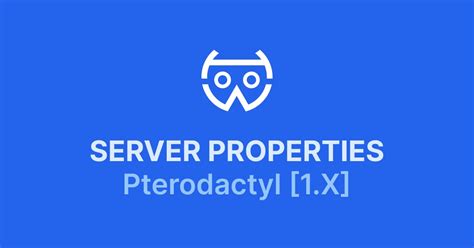 server properties