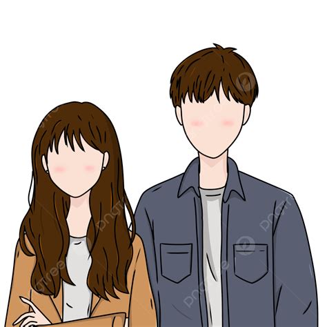 귀여운 커플 캐릭터 커플 귀여운 캐릭터들 혼례 Png 일러스트 및 Psd 이미지 무료 다운로드 Pngtree