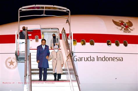 Presiden Jokowi Dan Ibu Iriana Tiba Di Brussels Sekretariat Negara
