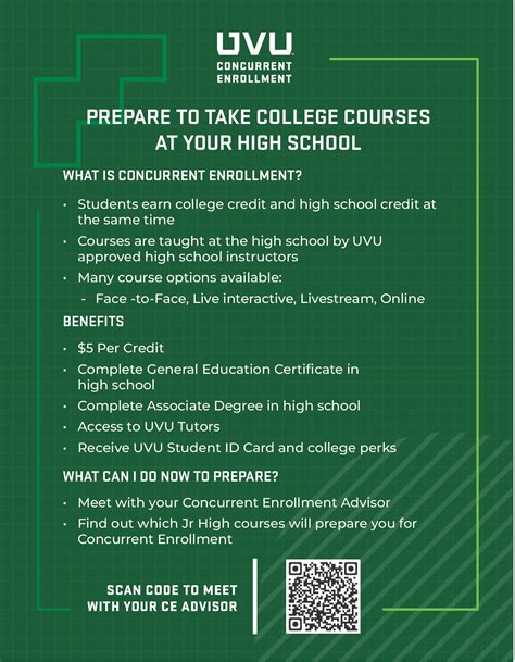 Concurrent Enrollment Concurrent Enrollment Utah Valley University