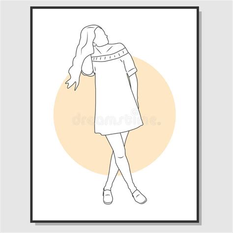 墙体艺术设计 女人在拉头发 平动画矢量图插图 向量例证 插画 包括有 冒犯 花卉 打印 盖子 243450504