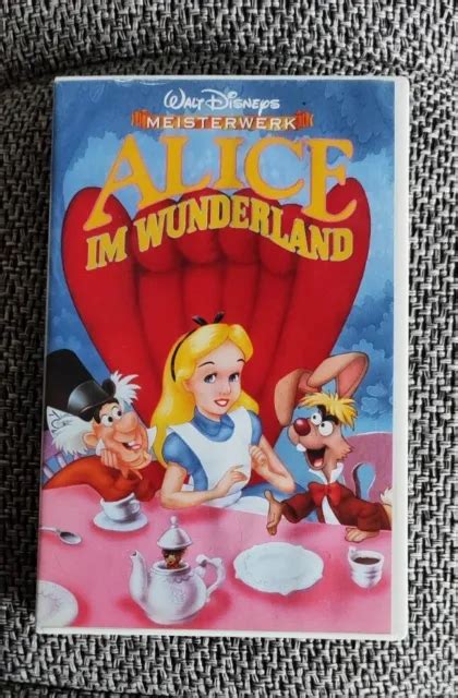 VHS WALT Disney S Meisterwerk Alice Im Wunderland Hologramm 400