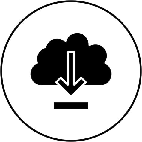 Premium Vector Cloud Download Icon Vector Image Can Be Used For Networking And Data Sharing