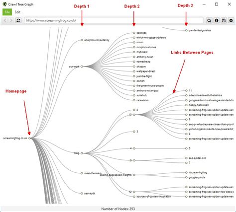 Site Architecture Crawl Visualisations Guide Screaming Frog
