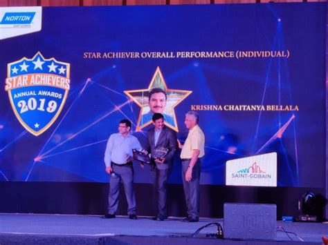 Krishna Chaitanya On Linkedin Star Achiever Overall Performance Individual