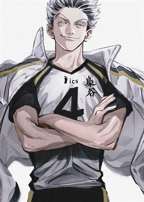 Bokuto Koutarou Haikyuu Drawn By En Q Danbooru