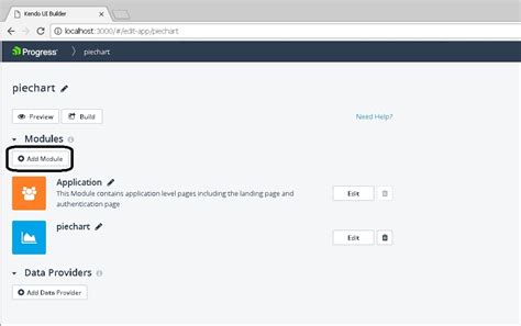 How To Create A Piechart Using Kendoui Builder Progress Community