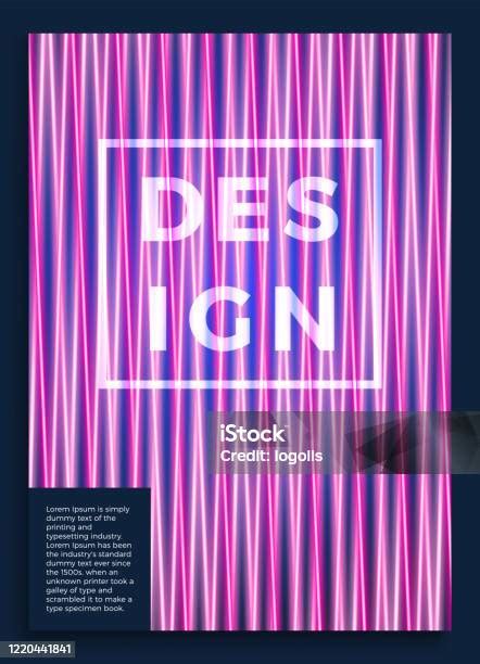 네온 포스터 복고풍 디자인 80 년대 공상 과학 패턴 미래 지향적 인 배경 전단지 템플릿 음악 파티 초대 미니멀 한 배너 1980 인쇄를위한 모양 운동 추상 기하학적 벡터