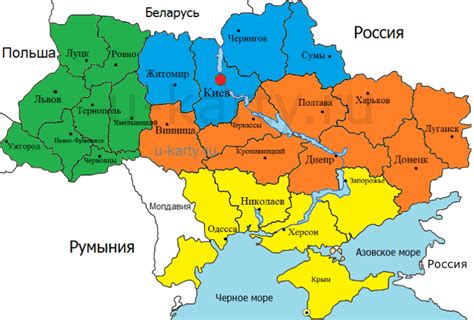 Карта украины с границами соседних стран Фото подборки 3