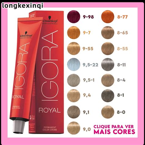 Igora Coloração Royal Schwarzkopf Professional 60g 9 98 9 7 9 55 9 5