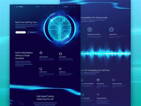 new product page design for global telecommunications platform