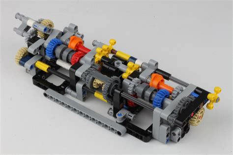 Lego Moc 10 Speed Sequential Gearbox With Park And Reverse By Lassed Rebrickable Build With Lego