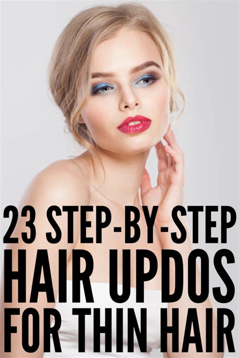 Easy Updos For Short Thin Hair