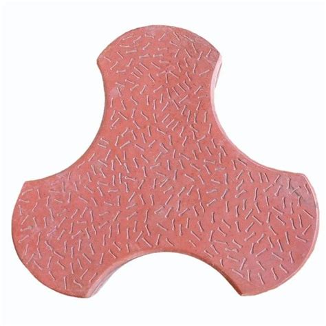 Red 60mm Fan Paver Block Material Concrete At ₹ 32 Sq Ft In Nasirabad