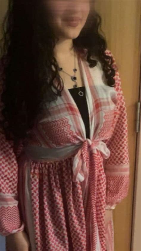 Kuffiyeh Abbaye Dress Jordanian Palestinian Pattern Etsy