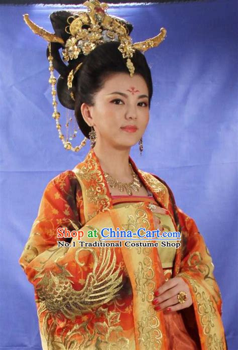 Ancient Chinese Female Emperor Wu Zetian Hair Accessories Complete Set